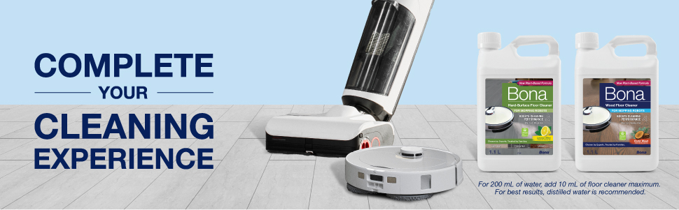 Bona Hard-Surface Floor Cleaner for Mopping Robots 1.1L
