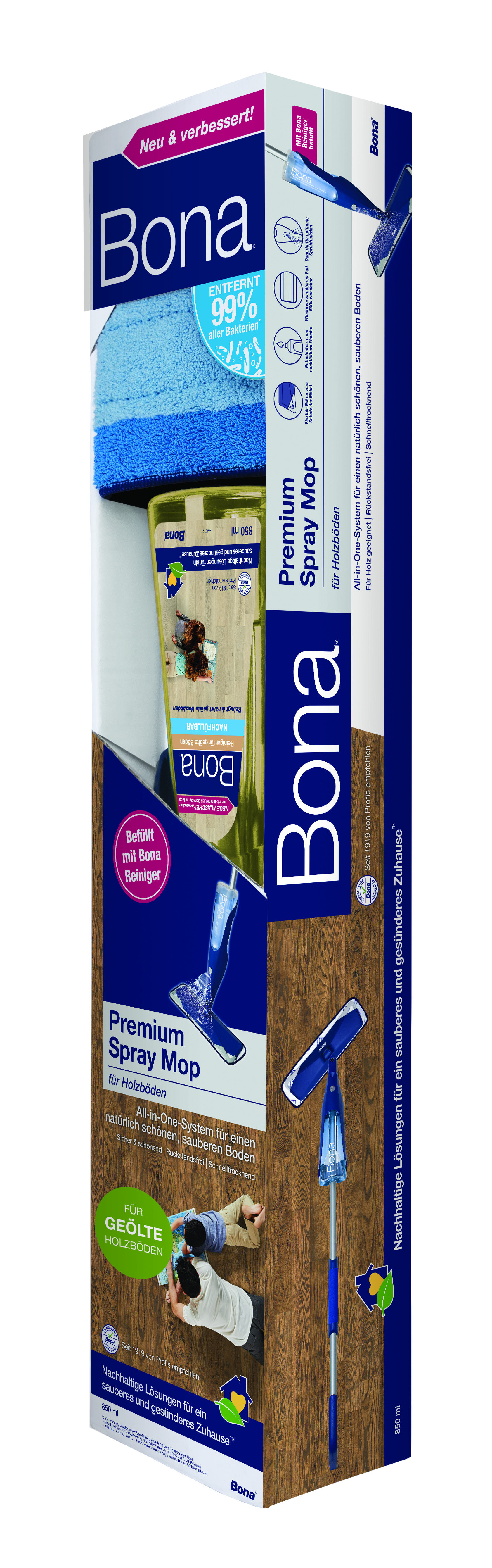 Bona Premium Spray Mop for Oiled Wood Floors
