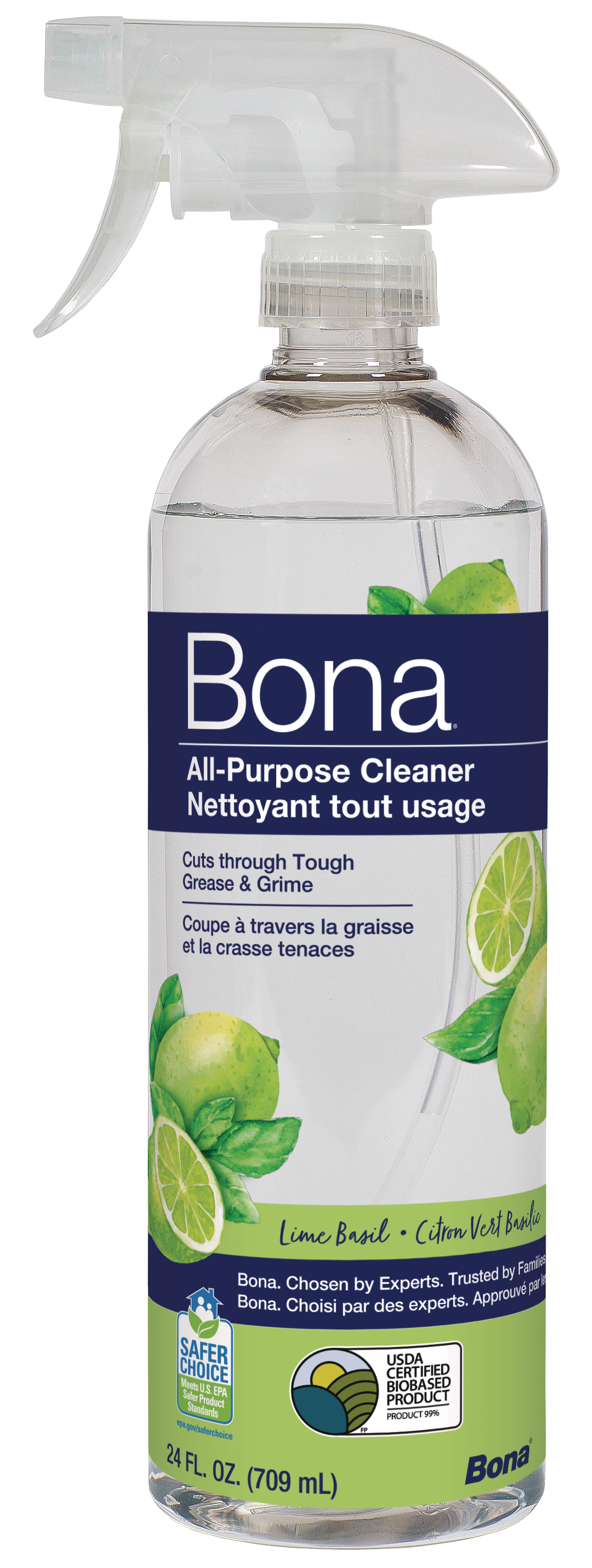 Bona All-Purpose Cleaner Lime Basil Spray 24oz (US)