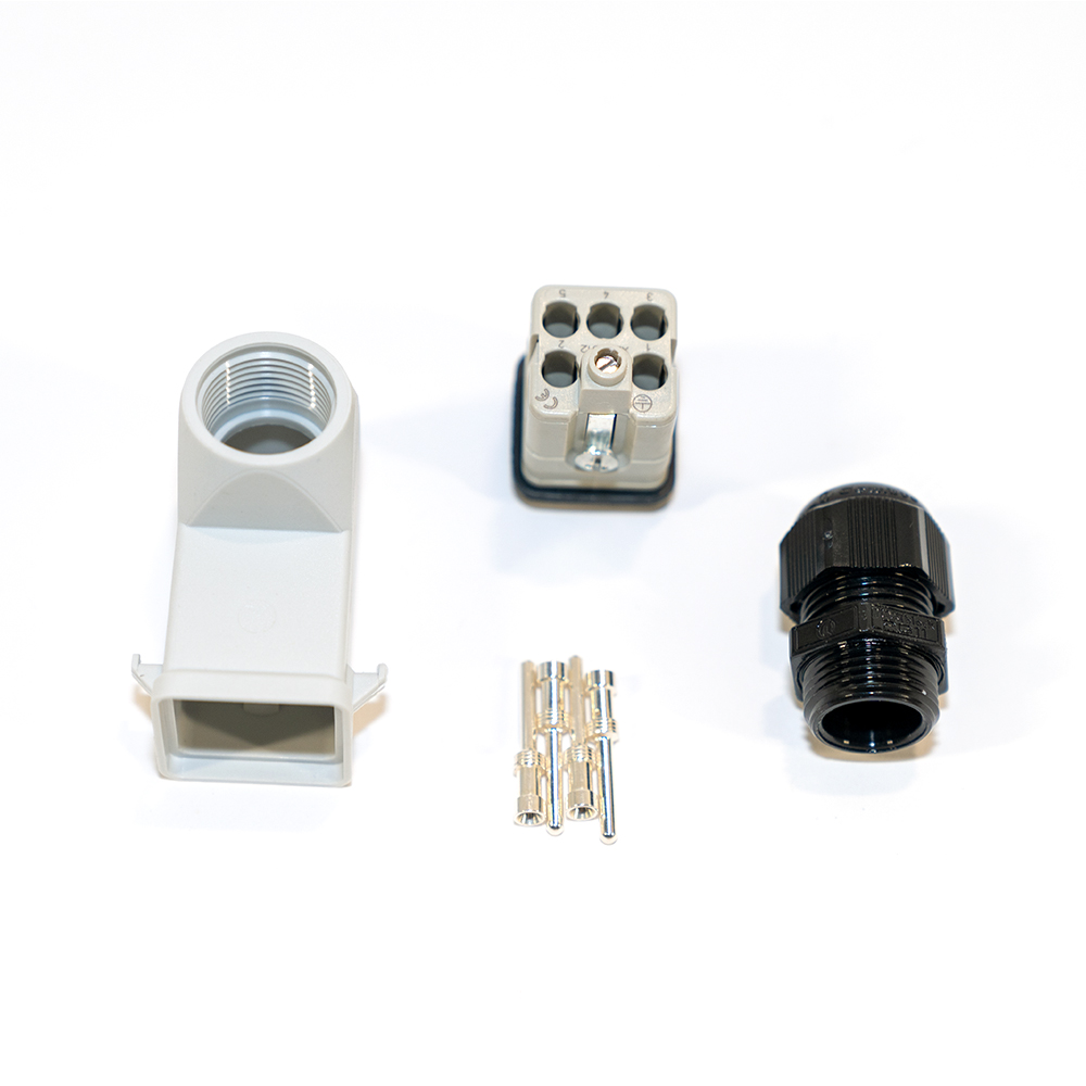 Complete Plug 90° Mot.Flexi 4P+1