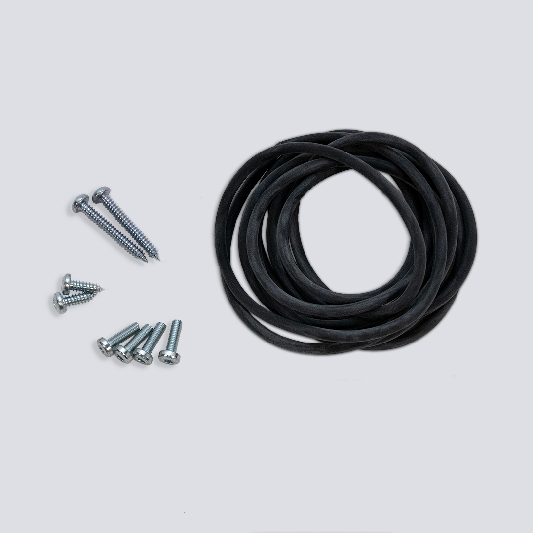 Screw/sealing set to container