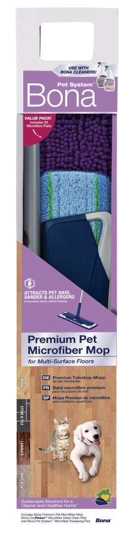 Bona Pet System™ Premium Pet Microfiber Mop
