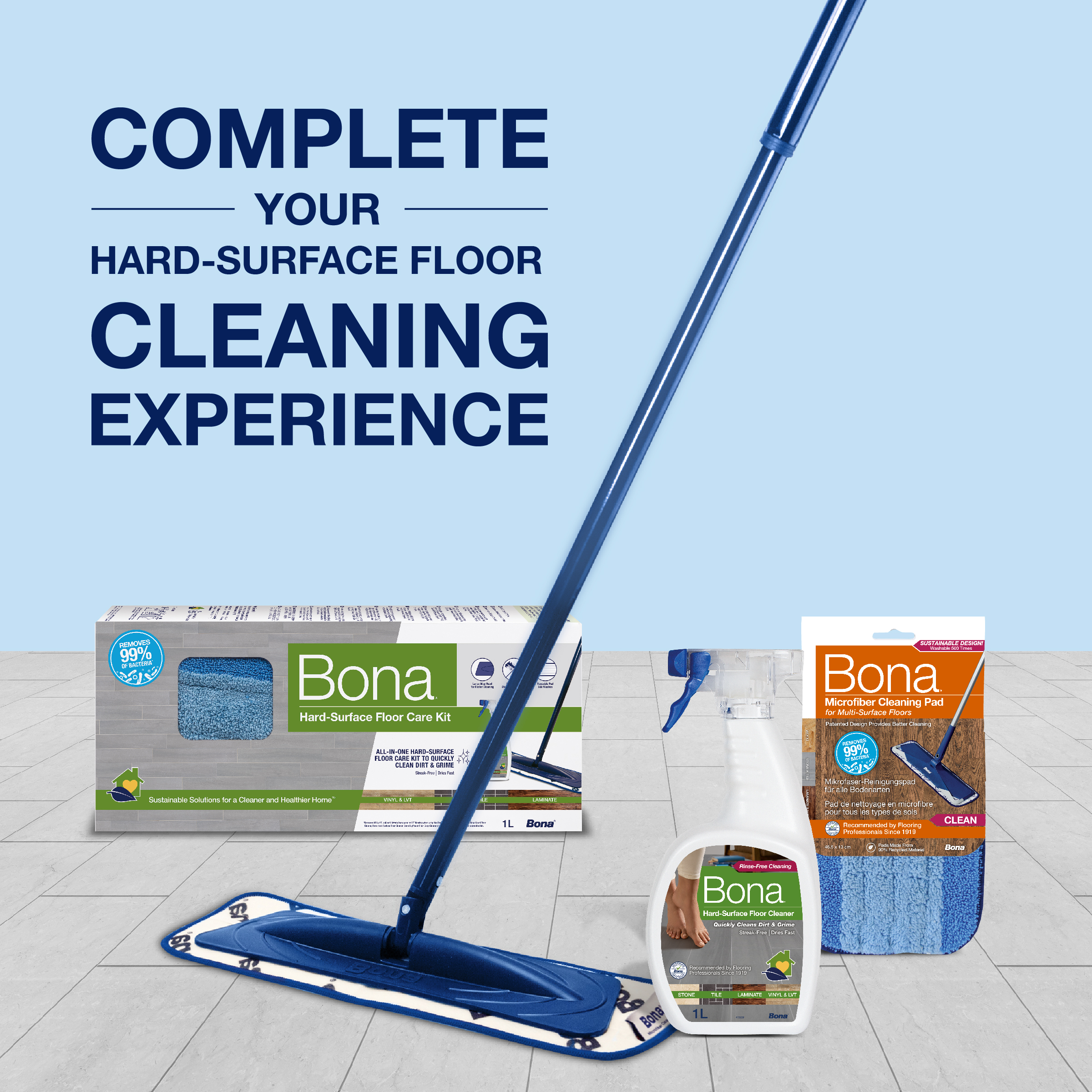Bona Hard-Surface Floor Care Kit