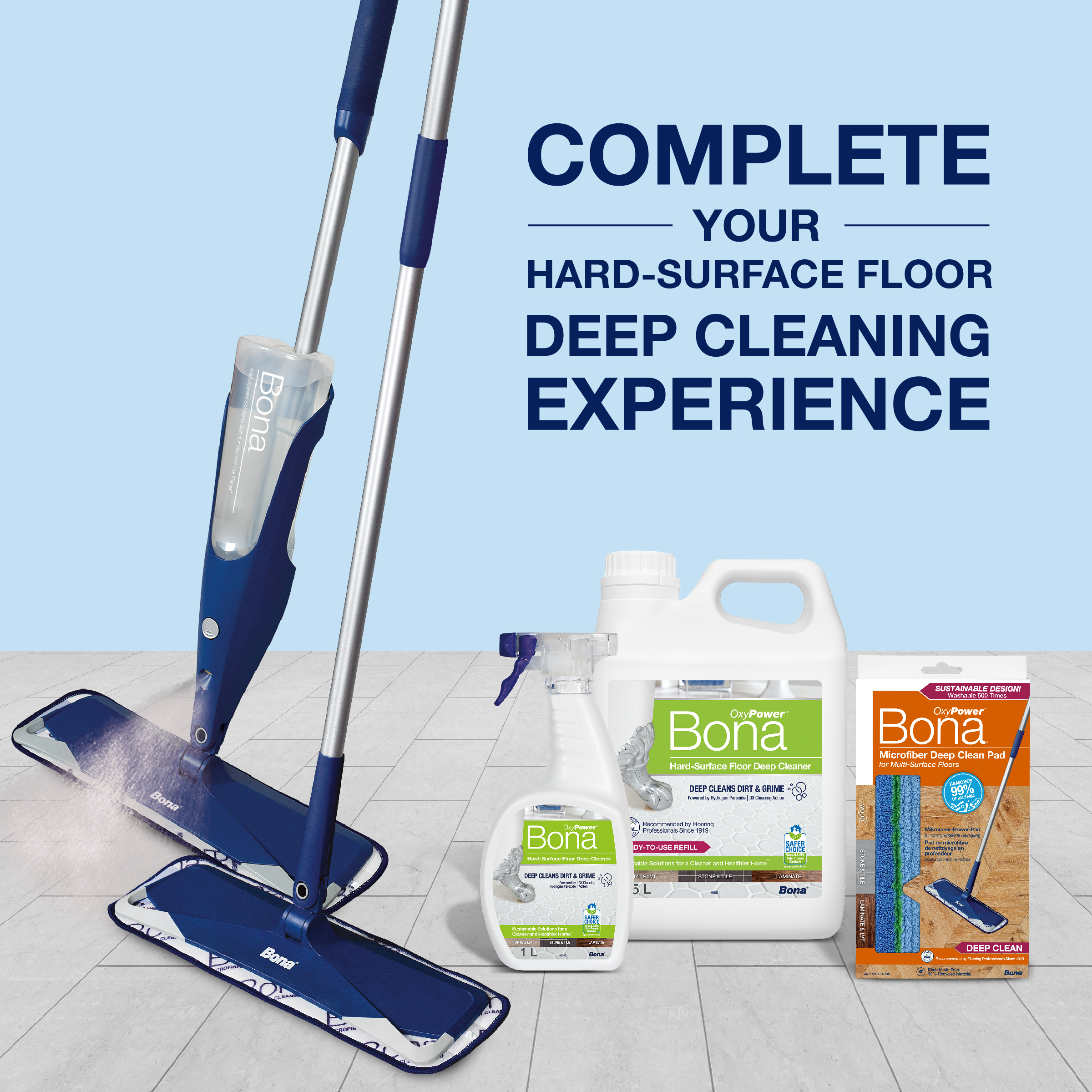 Bona OxyPower Hard-Surface Deep Cleaner