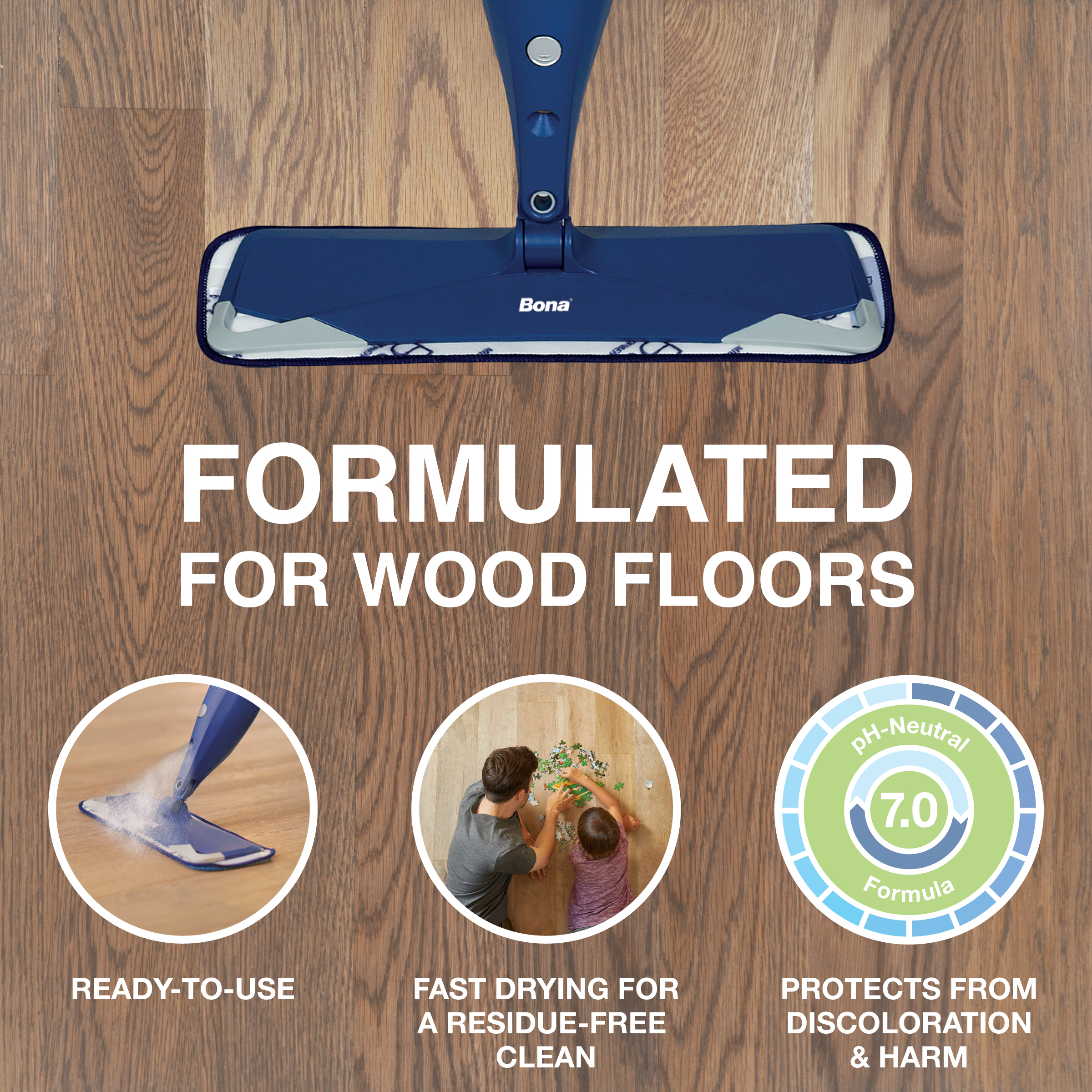 Bona Hardwood Floor Cleaner Refill, Cedar Wood Scent