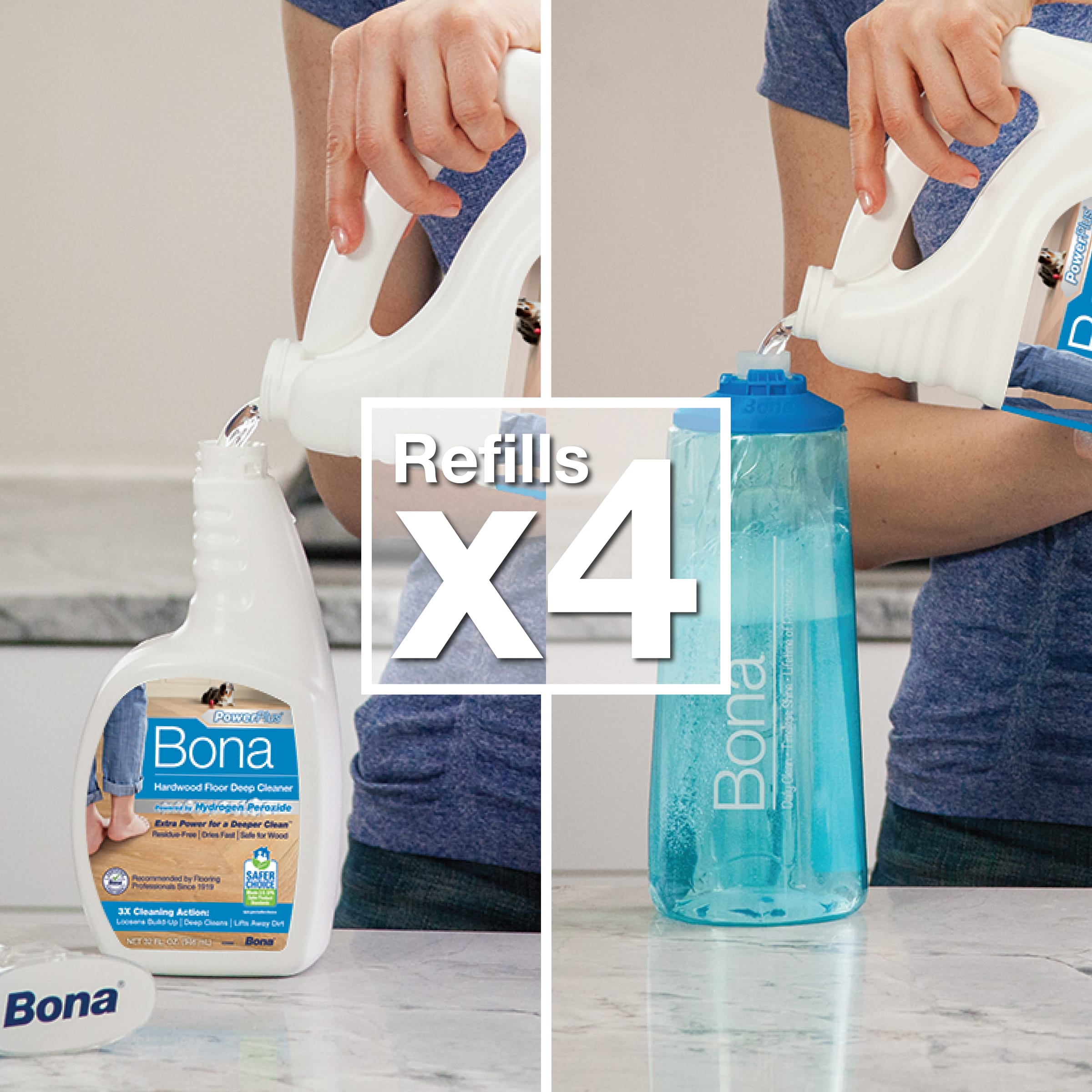 Bona PowerPlus Hardwood Floor Deep Cleaner Refill