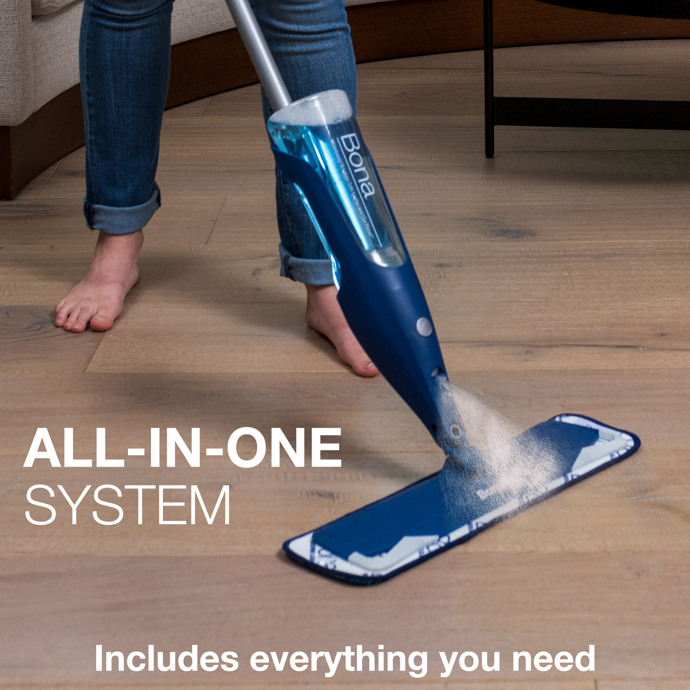 Bona Pet System Premium Spray Mop for Hard-Surface Floors