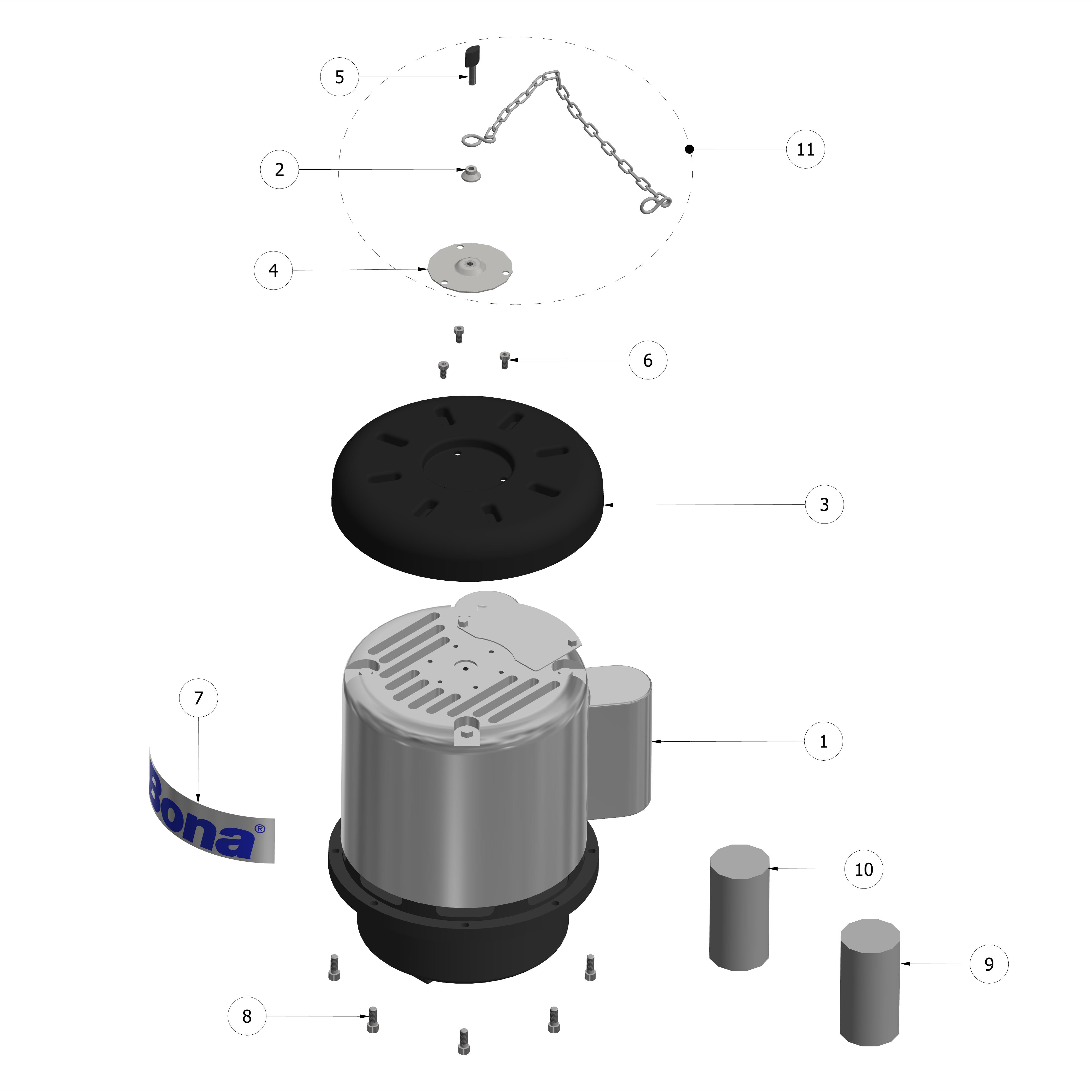 Bona FlexiSand DCS® Buffer (AMO310010.2)