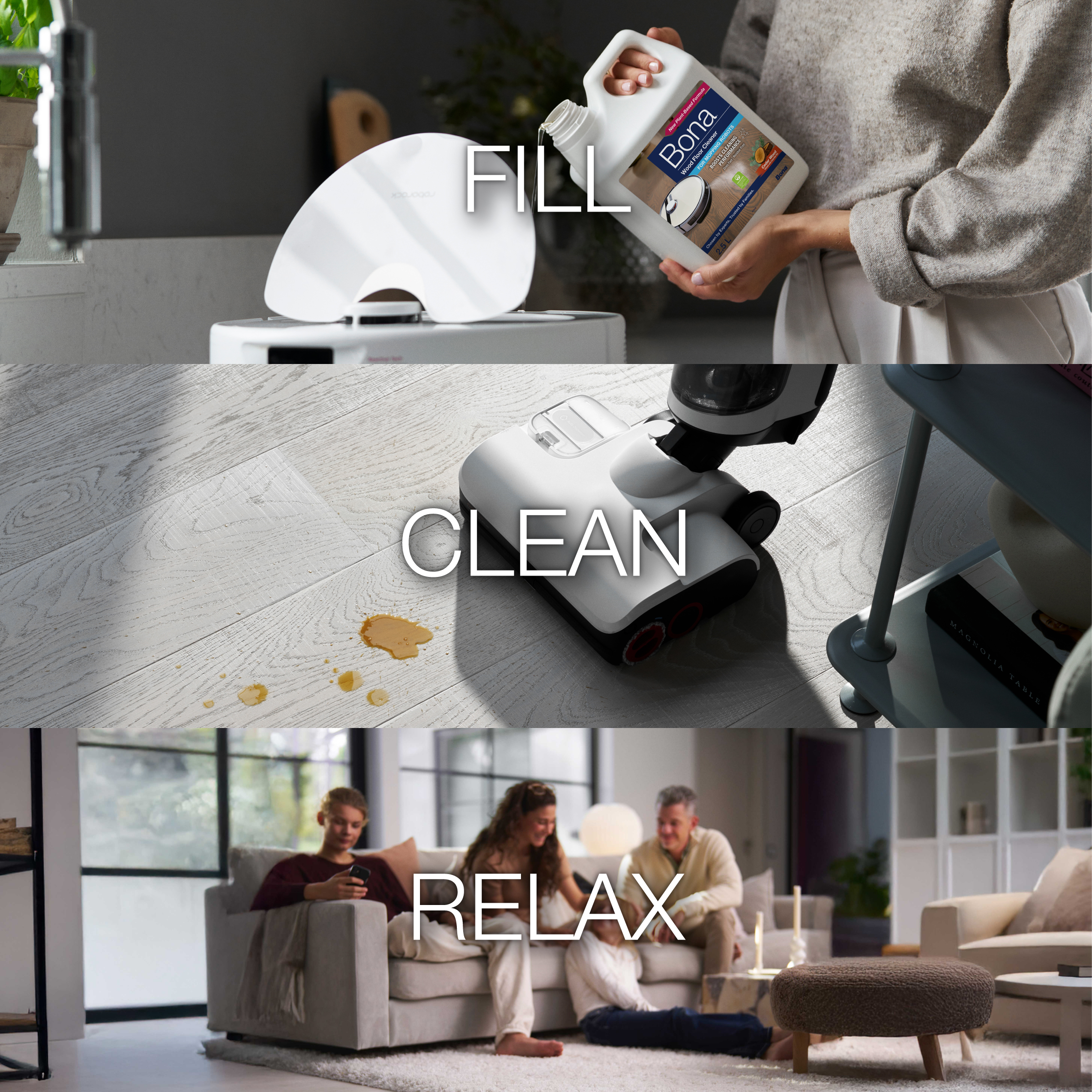 Bona Wood Floor Cleaner for Mopping Robots 2.5L (WM740141052)
