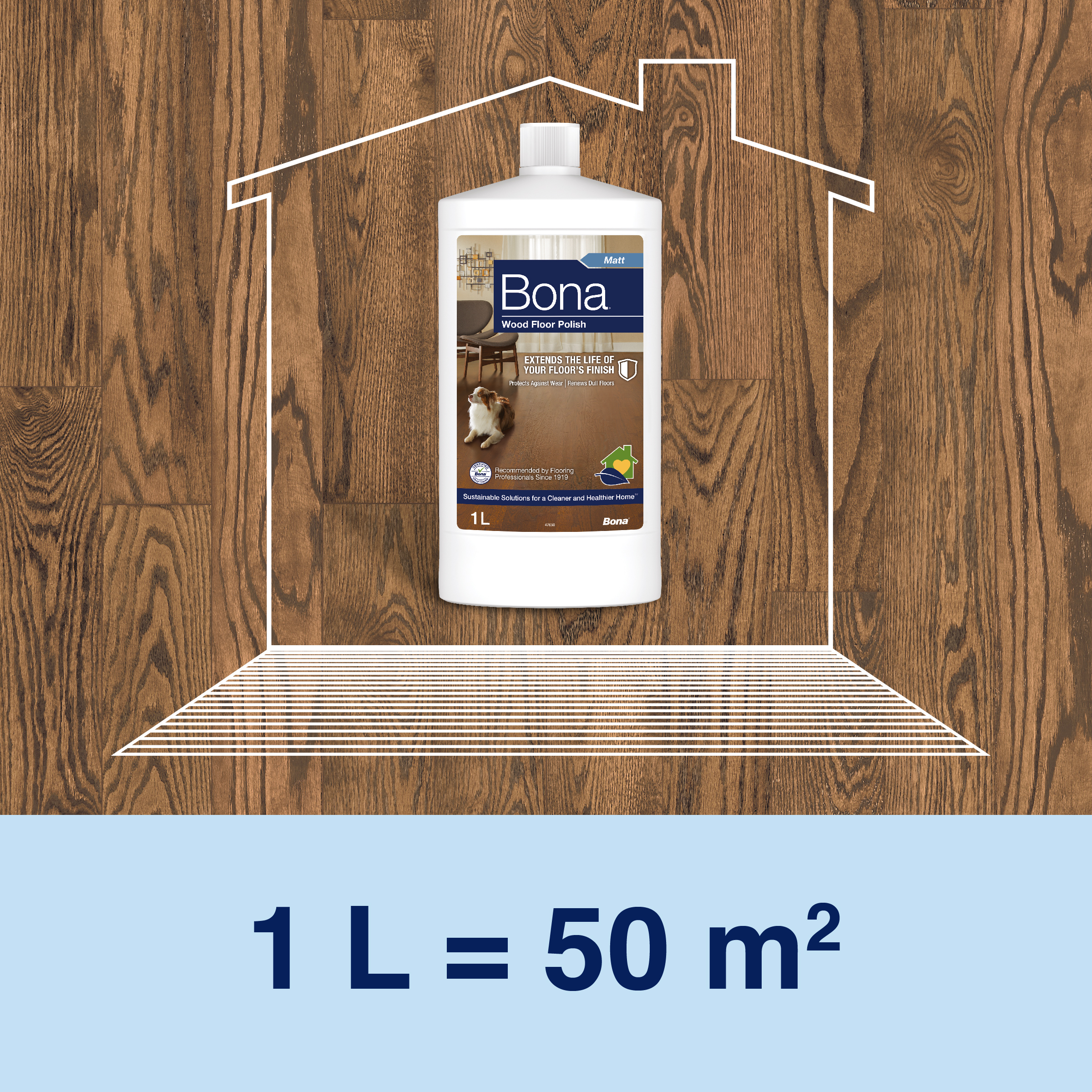 Bona Wood Floor Polish, Matt